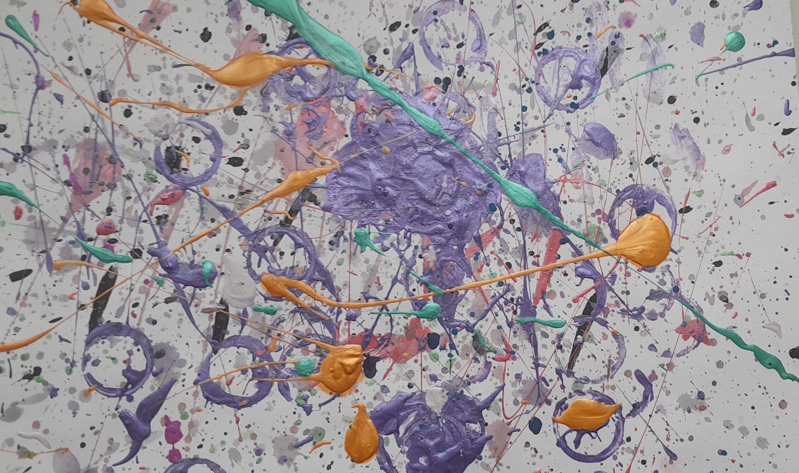 Jackson Pollock. How to survive a modern art lesson with kids. Teaching ...